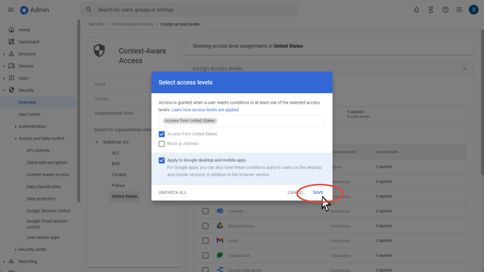 Control Access to Google Apps & Services with Context Aware Access (CAA)